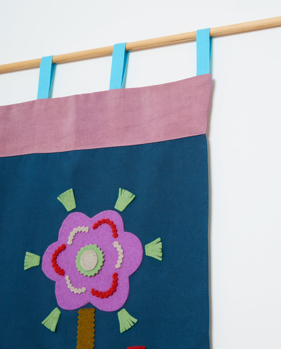 Felt Bird and Flower Banner – Caitlin Hinshelwood Textiles